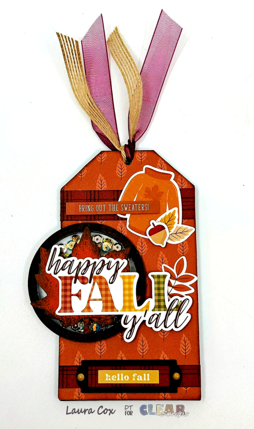 Clear Scraps–Shaker Tag Circle–Happy Fall Y’all – Clear Scraps Project Post