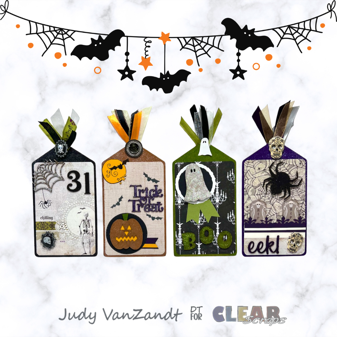 DIY Halloween Tags – Spooky & Cute – Clear Scraps Project Post
